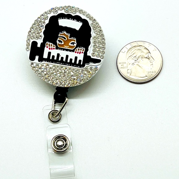 Accessories | Bling Retractable Badge Holder | Poshmark
